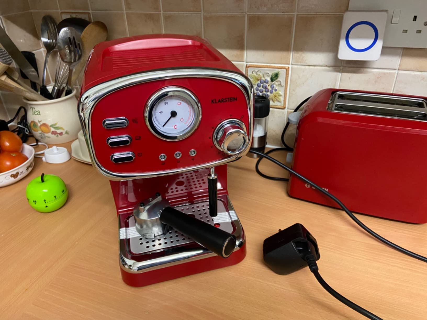 Klarstein Espressionata Gusto - Coffee Maker, Coffee machine with 1100 ...