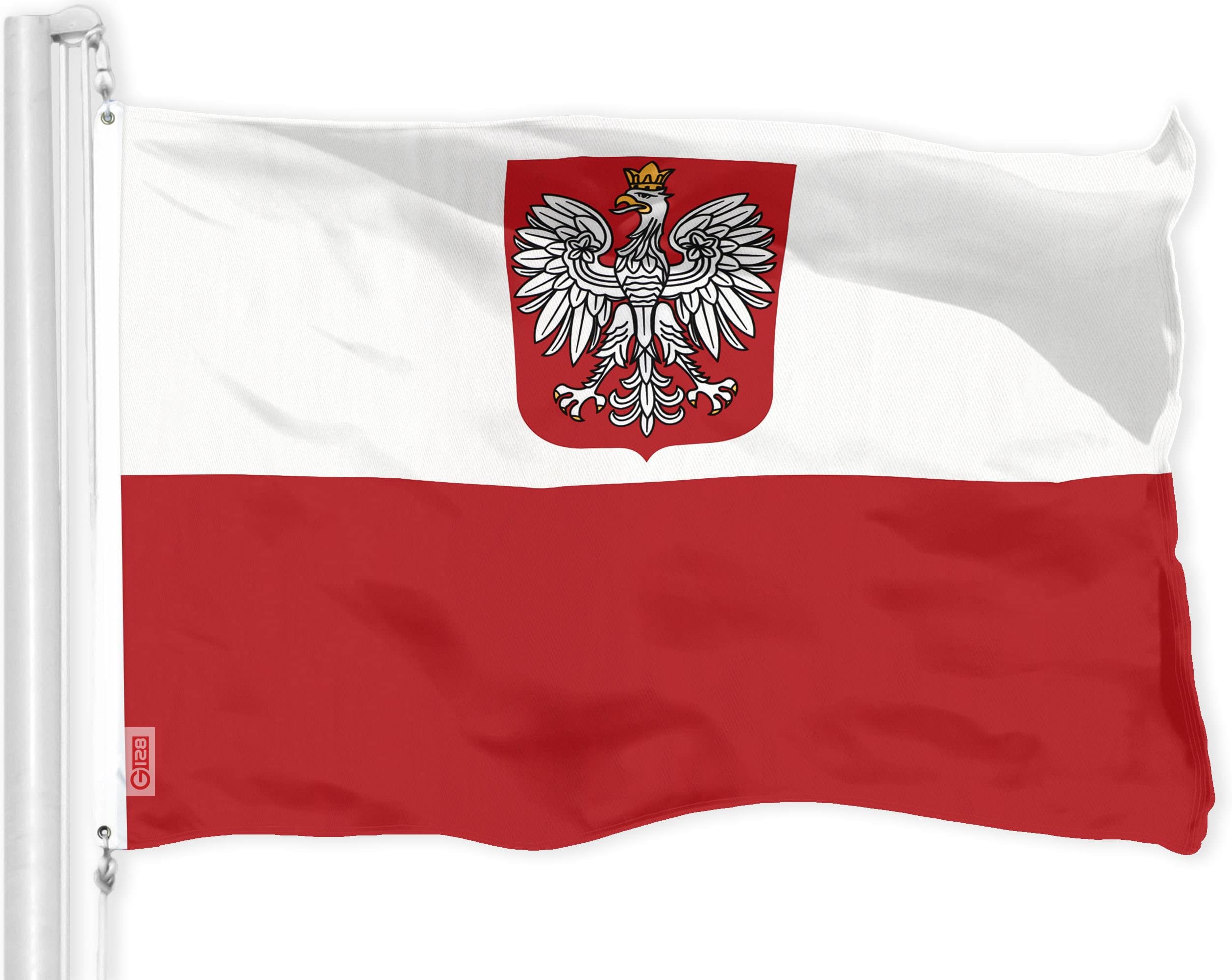 Amazon.com : DANF Poland Flag 3ftx5ft Polish National Flags Polyester ...