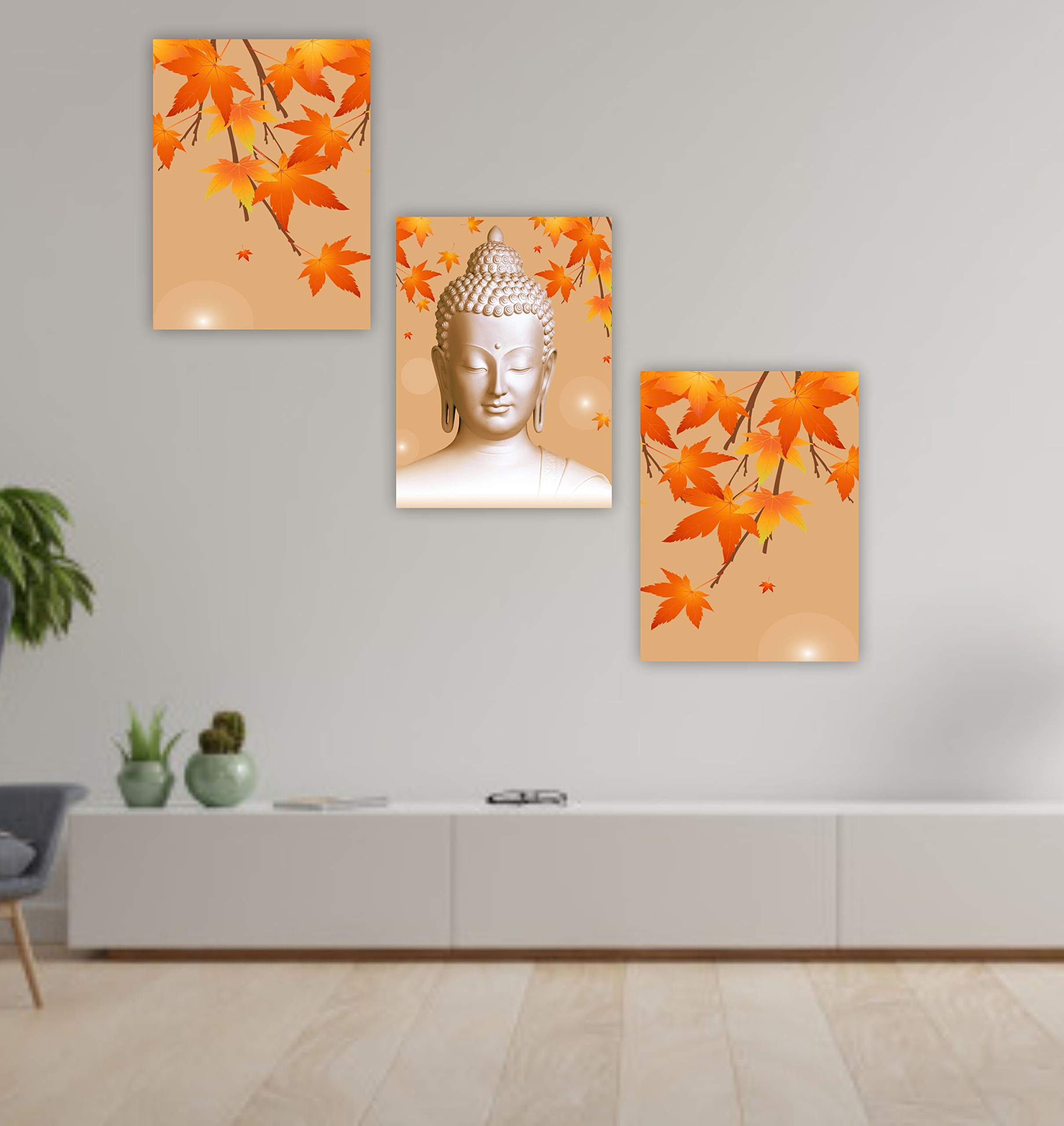 Buy Decor Production Multiple Frames Split Art Texture MDF Wall ...