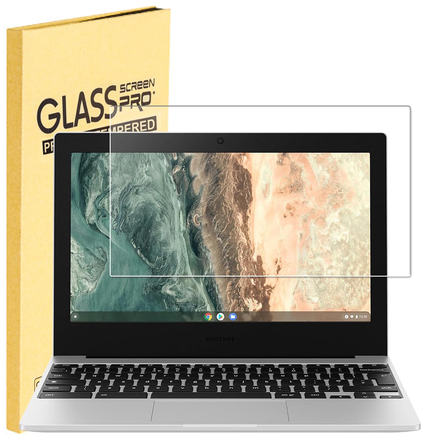 Amazon.com: MUBUY-GOL Tempered Glass Compatible Samsung Chromebook 4 ...