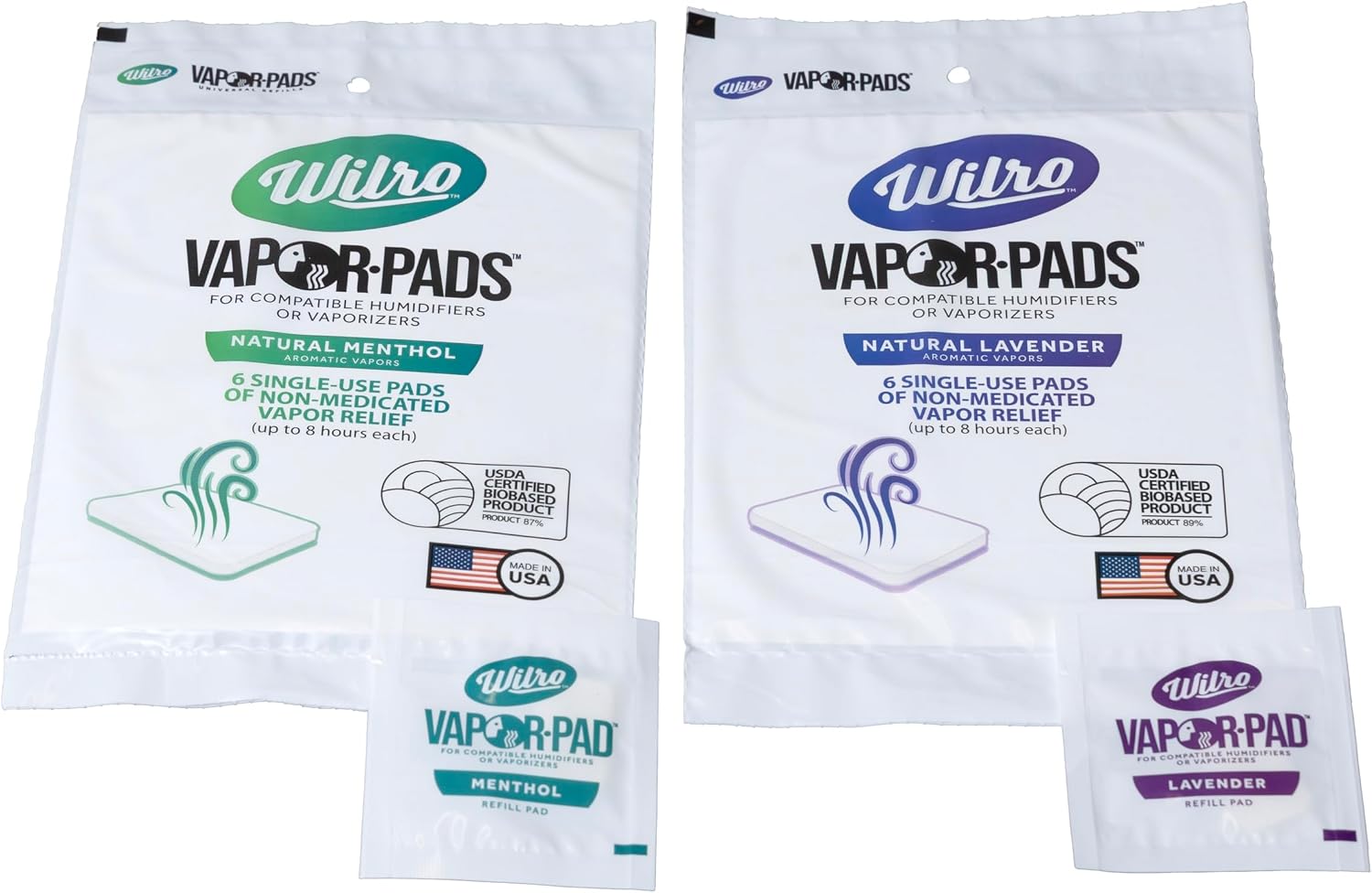 Amazon.com: Wilro Sample Pack, 6 Calming Lavender & 6 Soothing Menthol ...