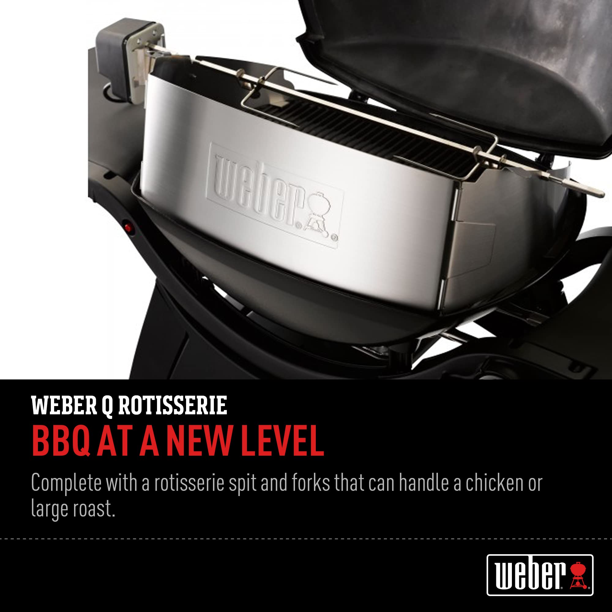 Weber Q Rotisserie - Designed for Classic Gen 1 or 2 BBQ [Check ...