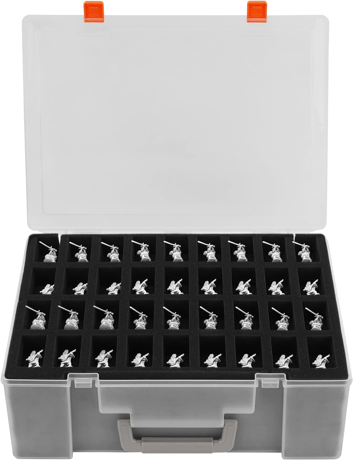 Amazon.com: TORIBIO Miniature Storage Figure Hard Shell Case, 80 Slot ...