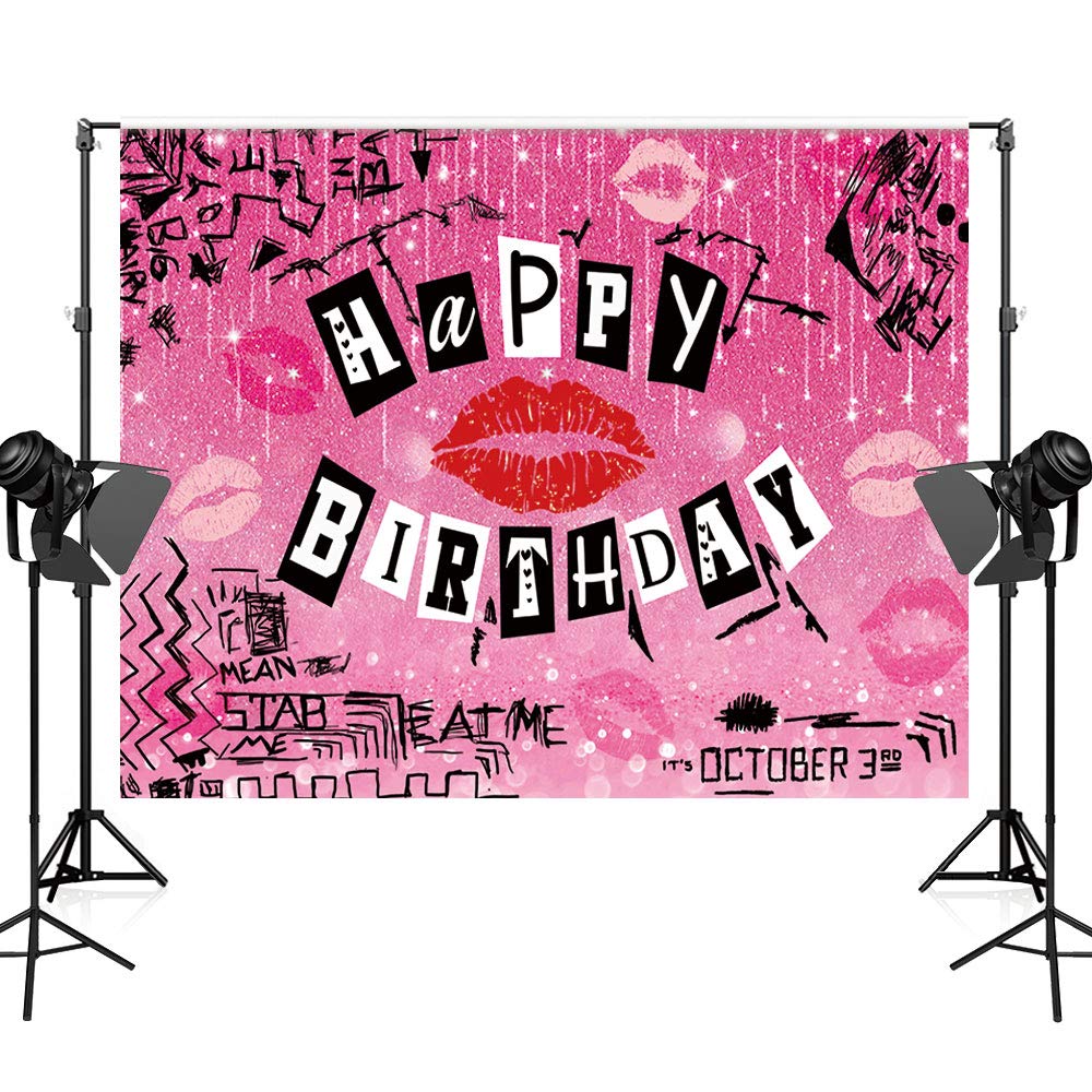 Buy Maijoeyy 7x5ft Mean Girls Party Decoration Burn Book Teen Girls Y2K ...