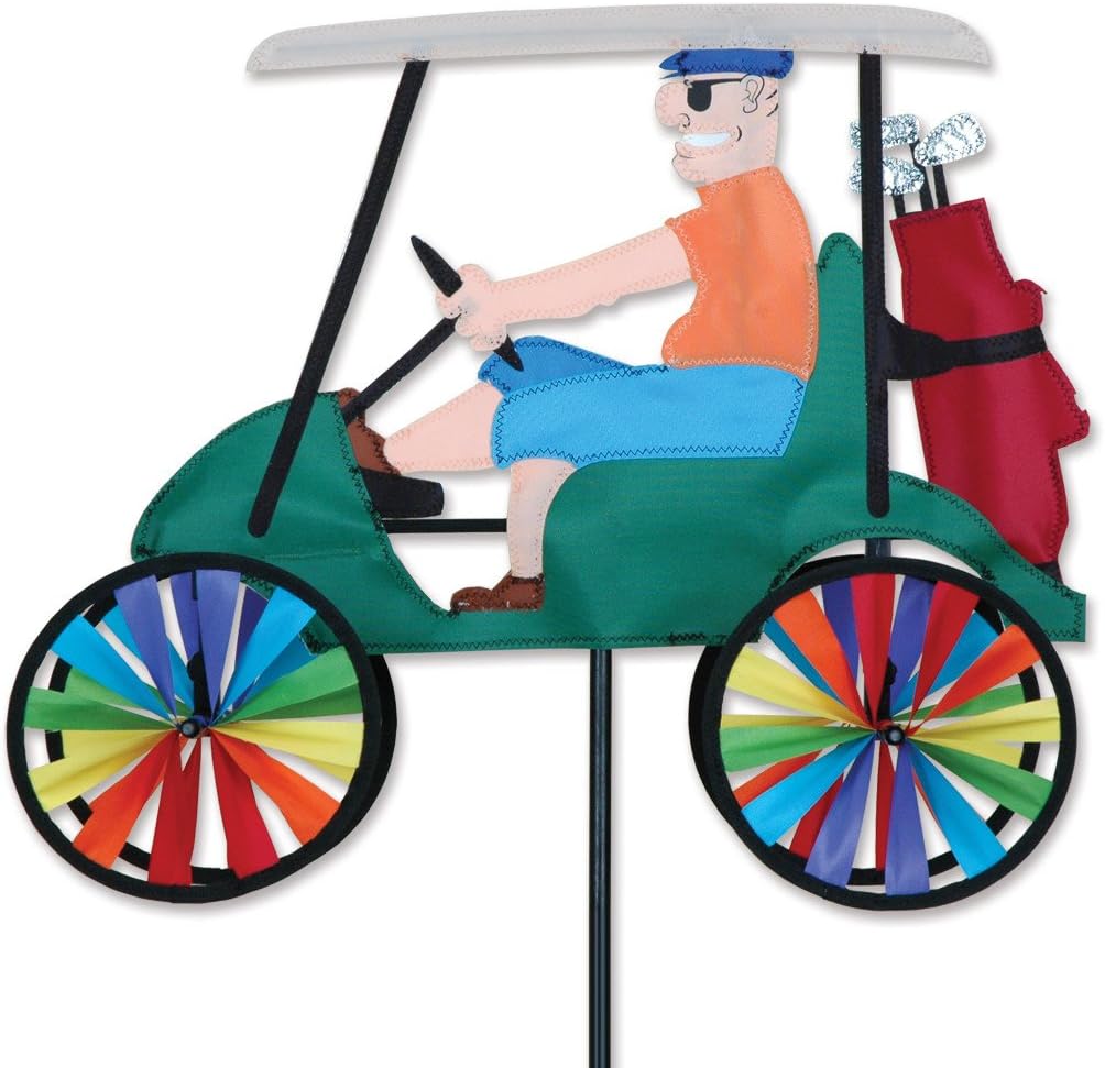 Amazon.com: Premier Kites 17 in. Golf Cart Spinner : Patio, Lawn & Garden