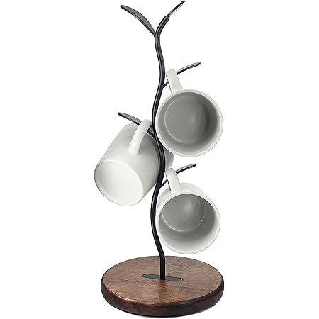 Amazon.com: Mug Tree, Coffee Cup Holder for Counter, Tea Cup Storage ...