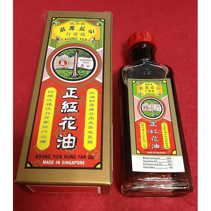 Buy Singapore Koong Yick Hung Far Red Flower Medicated Oil 28ml 公益正红花油 ...