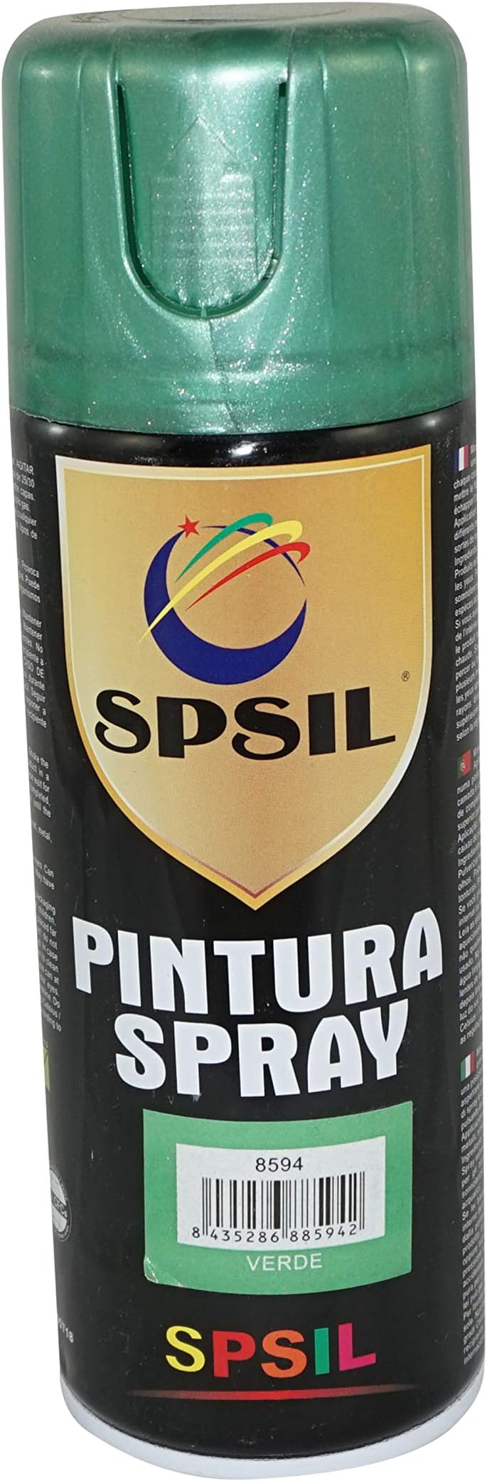 SPRAY PINTURA METALIZADA VERDE 400 ML. 8594 : Amazon.es: Bricolaje y ...