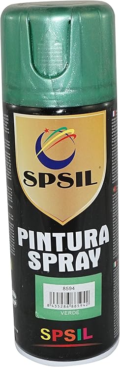SPRAY PINTURA METALIZADA VERDE 400 ML. 8594 : Amazon.es: Bricolaje y ...