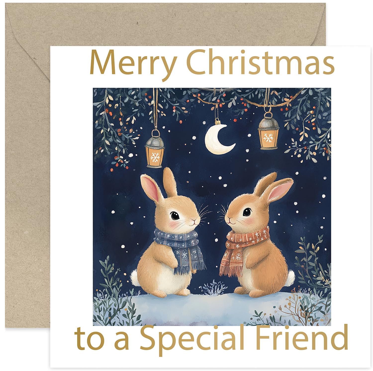 Christmas Cards for Special Friend - Best Friend Christmas Cards - Cute ...