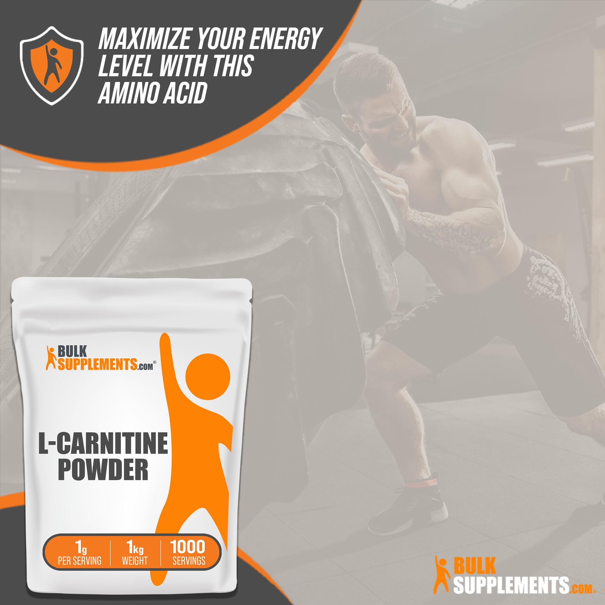Snapklik.com : BULKSUPPLEMENTSCOM L-Carnitine Powder - Carnitine ...