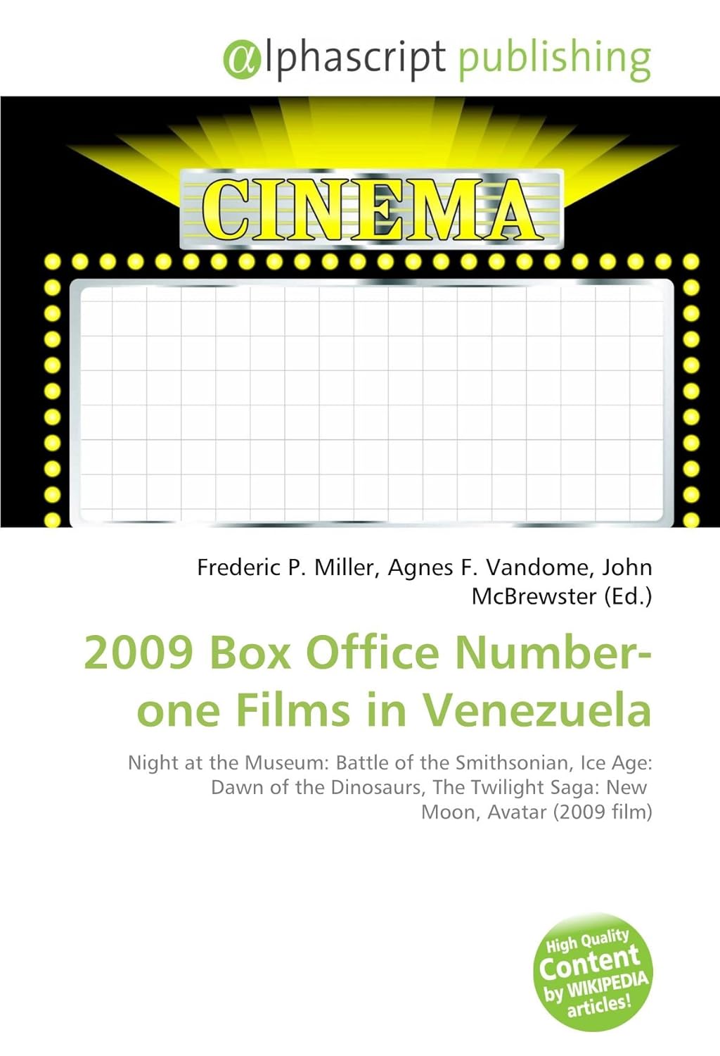 Amazon.co.jp: 2009 Box Office Number-One Films in Venezuela : Miller ...