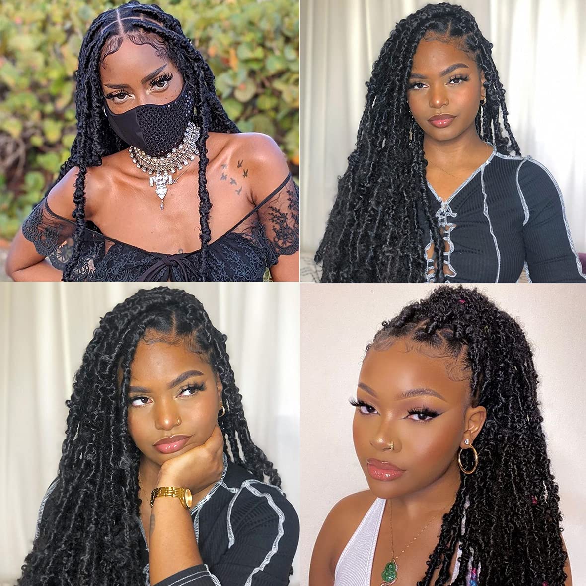 Snapklik.com : ZRQ Butterfly Locs Crochet Hair 36 Inch 6 Packs Pre ...