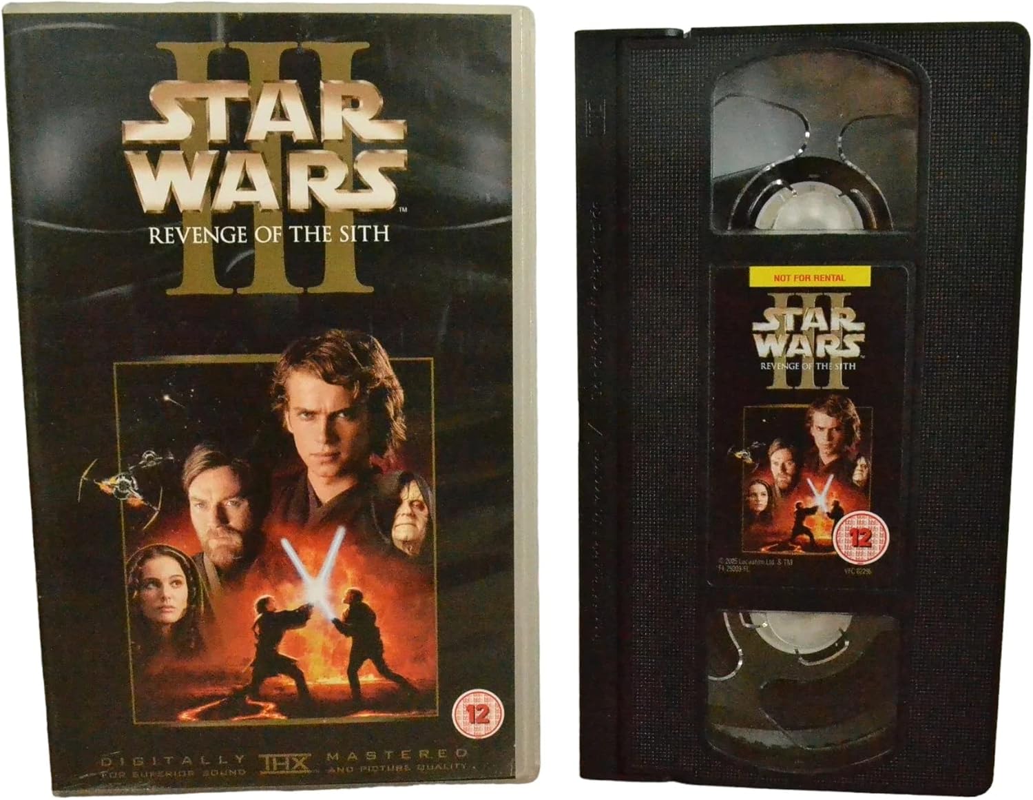 Amazon.com: Star Wars: Episode III - Revenge of the Sith [VHS] : Hayden ...