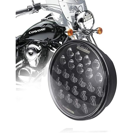 Amazon.com: SUPAREE 5-3/4” 5.75 Inch LED Headlight with Halo DRL Turn ...