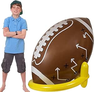 Amazon.com: GiftExpress 40" Giant Jumbo Inflatable Football with Tee ...
