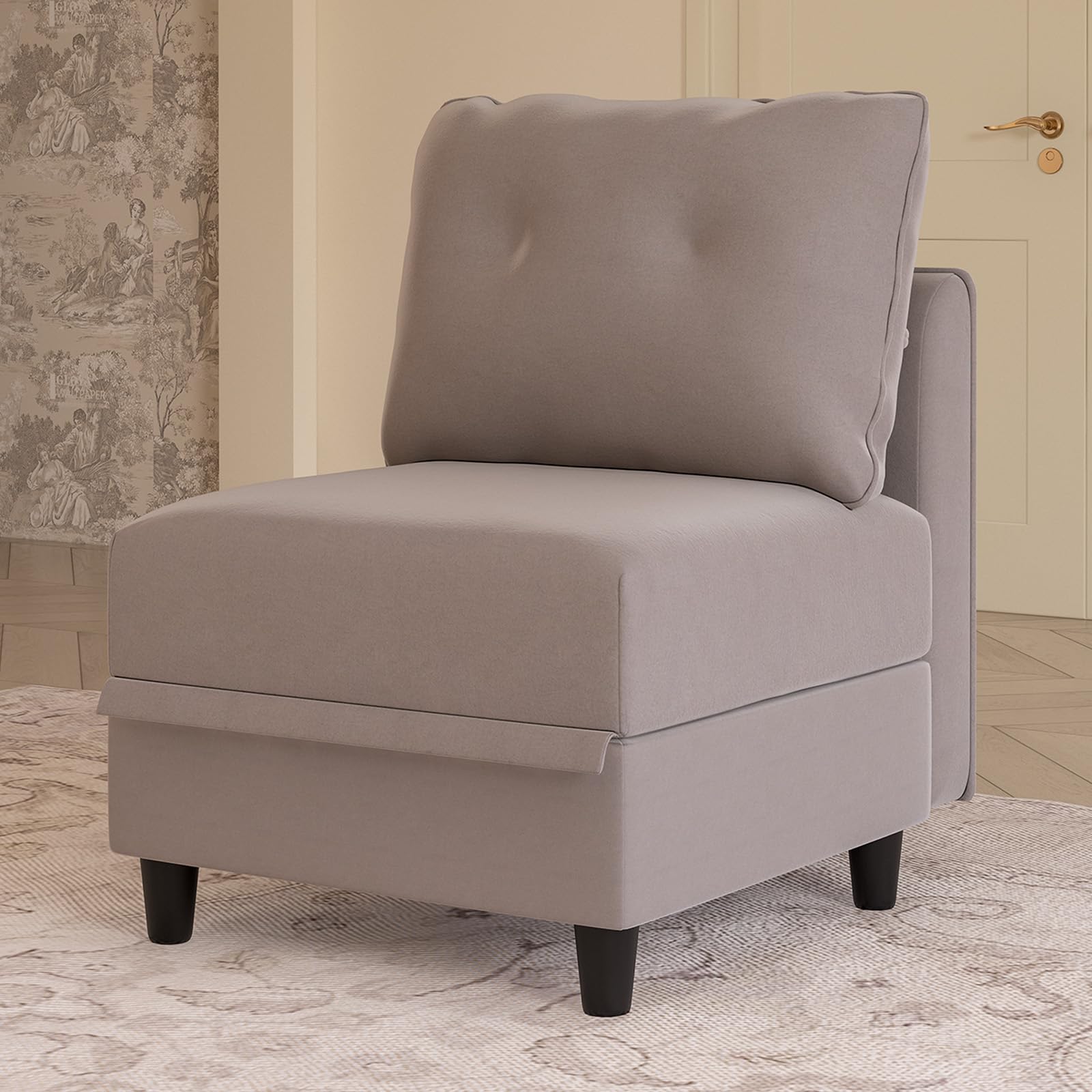 LLappuil Modular Sofa Middle Module with Storage for Customizable ...