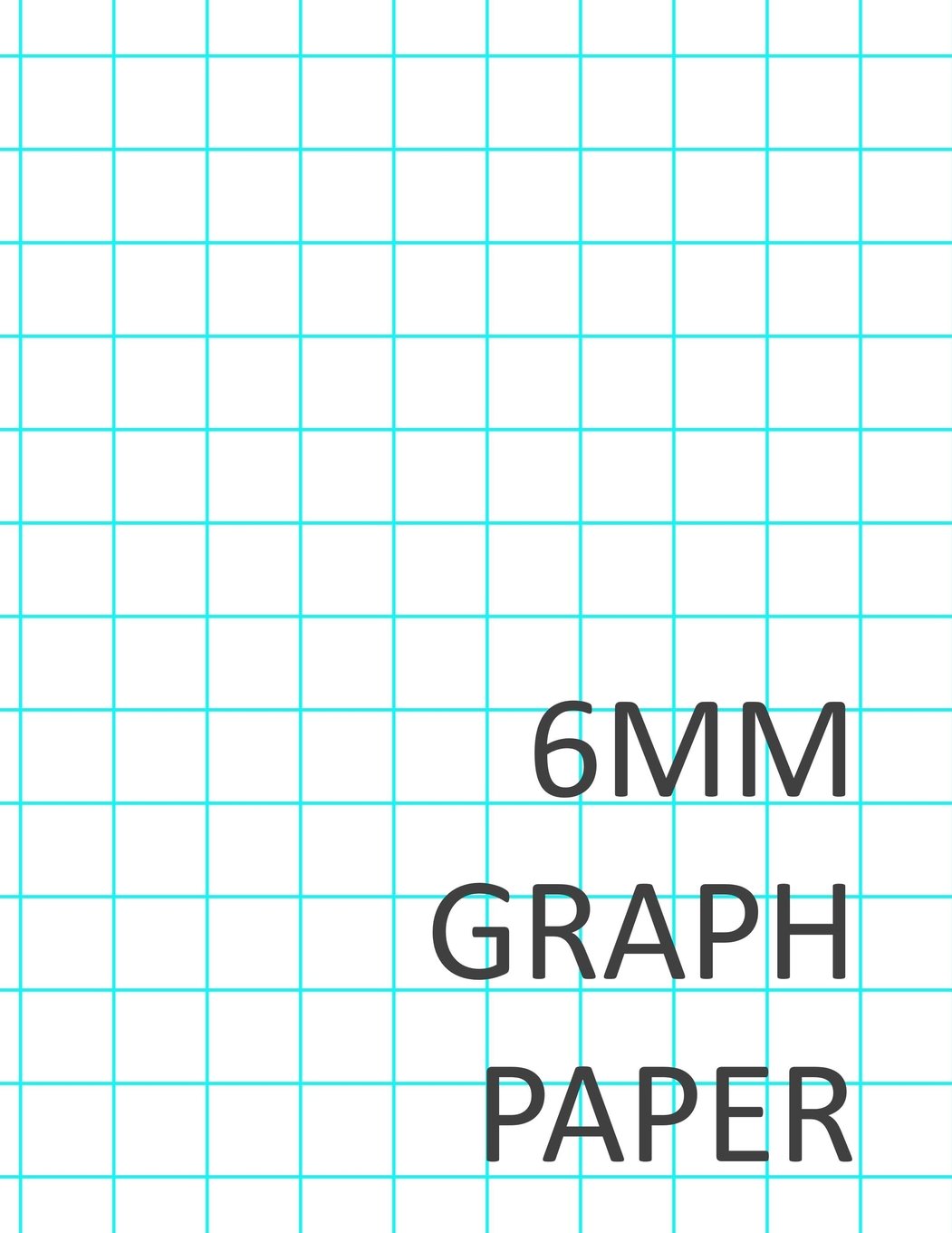 Amazon.com: 6MM Graph Paper: 9781544944920: Valvista, Layton: Books