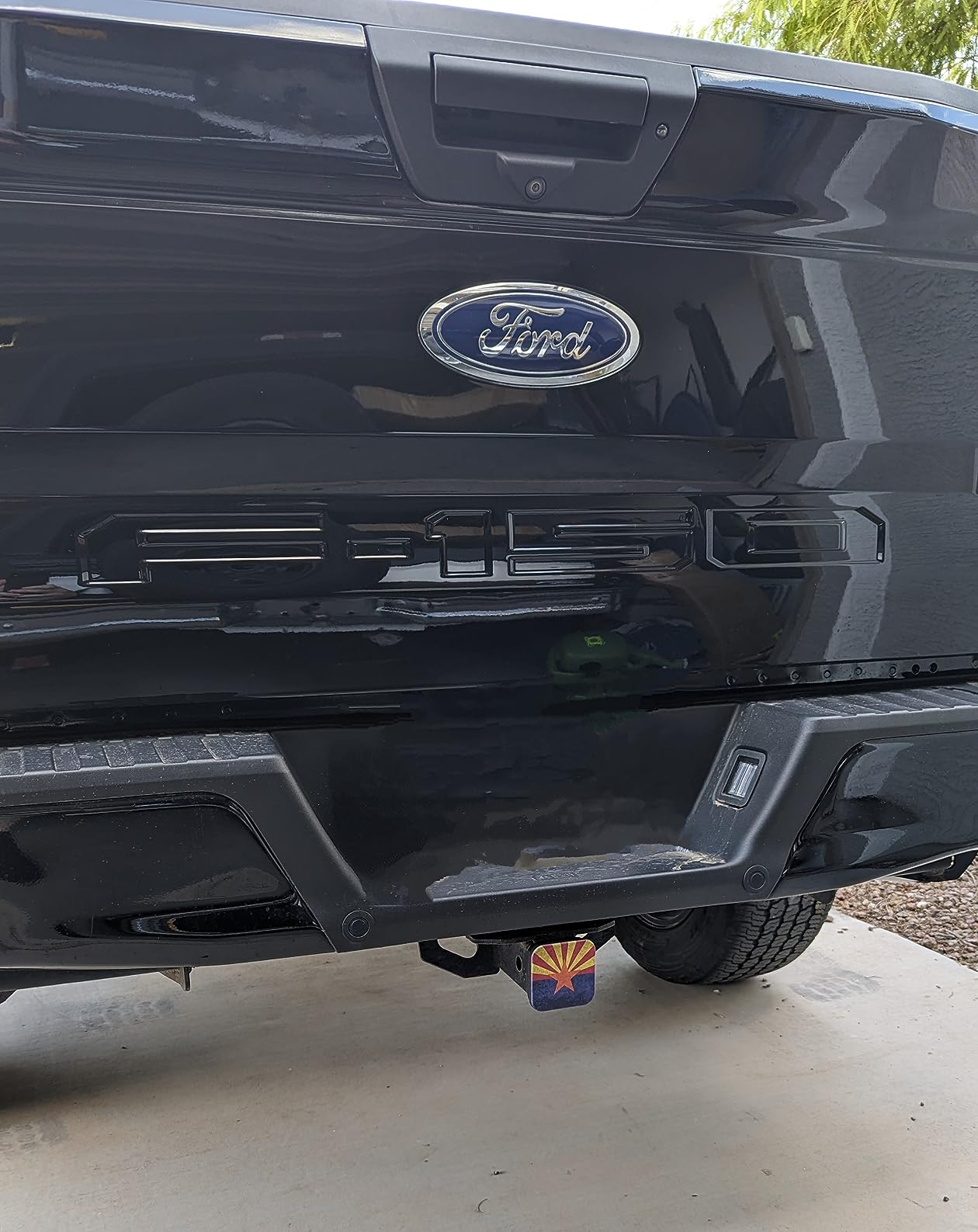 Amazon.com: EKOBLA Sun Moon Trailer Hitch Cover Gold Crescent Stars ...