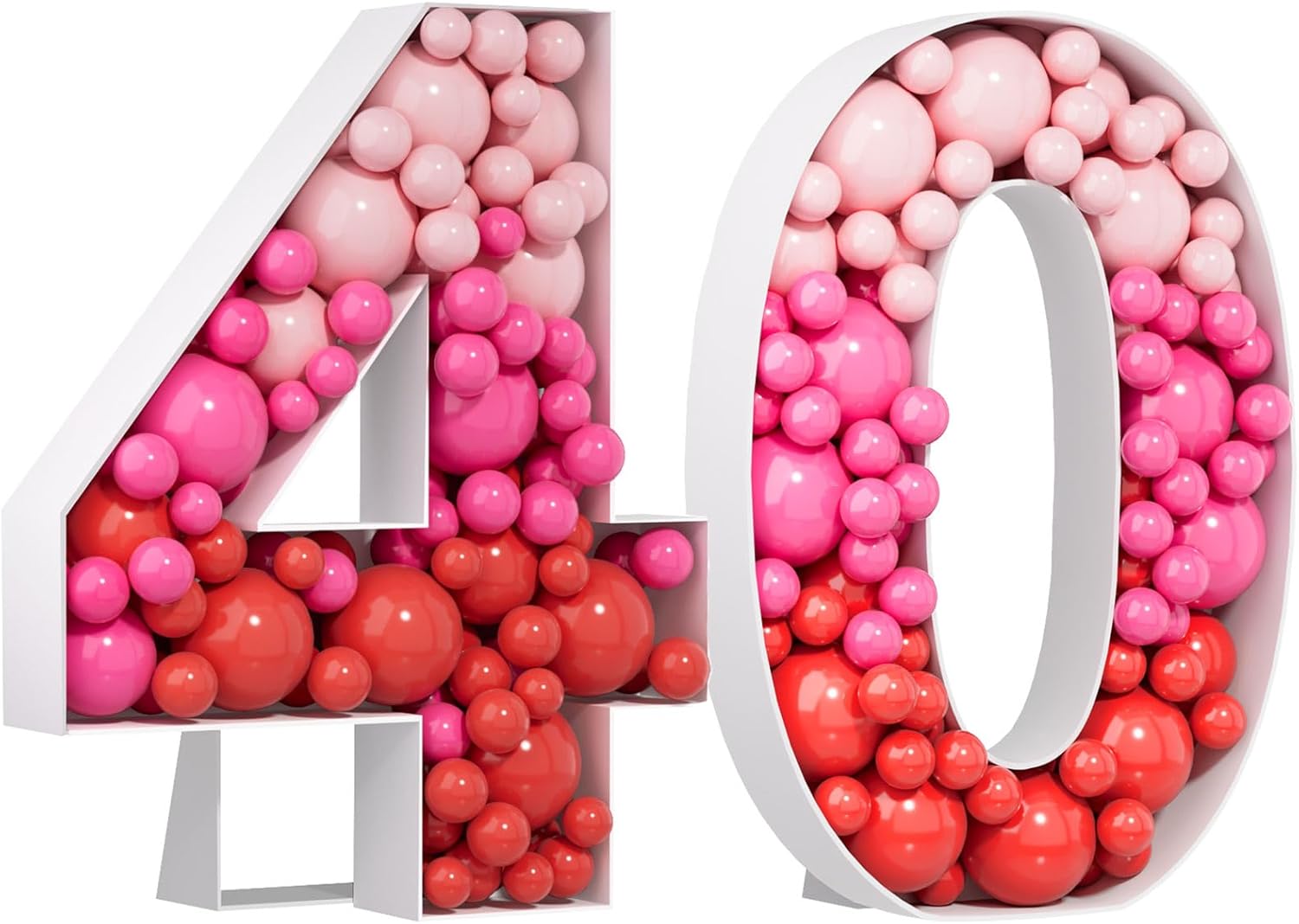 Amazon.com: KALOR 4FT Marquee Numbers, Mosaic Numbers for Balloons ...