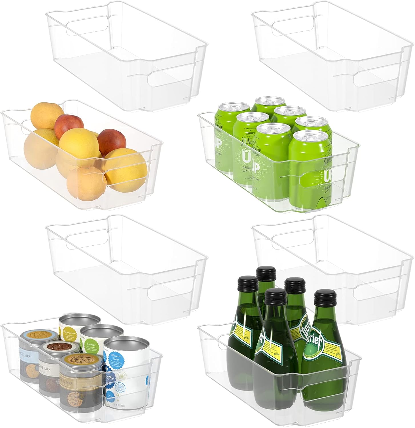 Amazon.com: DDG Fridge Organization - 8pcs Kitchen Organizers and ...