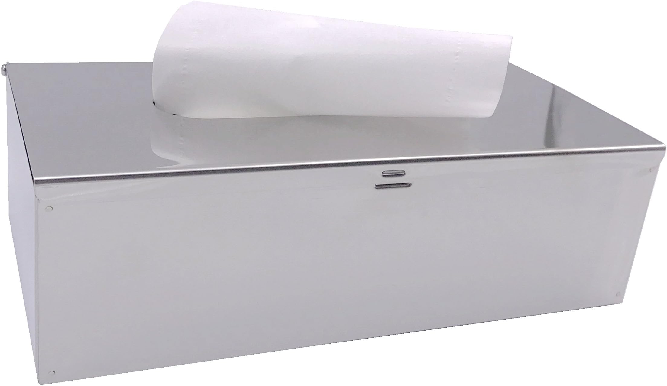 Amazon.com: PresenceHHH Stainless Steel Wall Mounted Tissue Box Cover ...
