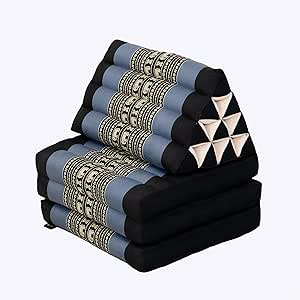 Amazon.com: Kopkhun Tri Fold Mat with Triangle Cushion - Thai Floor Bed ...