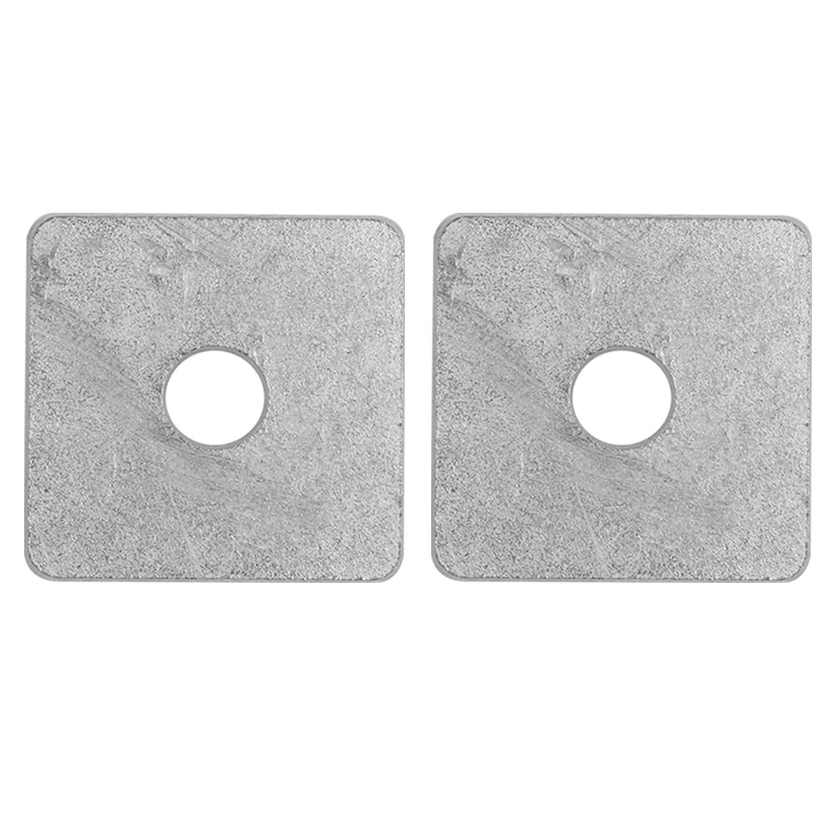 Amazon.com: 50 Pcs Heavy Duty Galvanized Squares Washer Plate Fastener ...