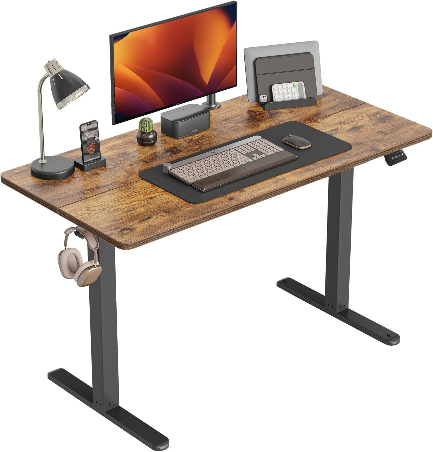 Amazon.com: Agilestic Electric Standing Desk, 48 x 24 Inches Height ...