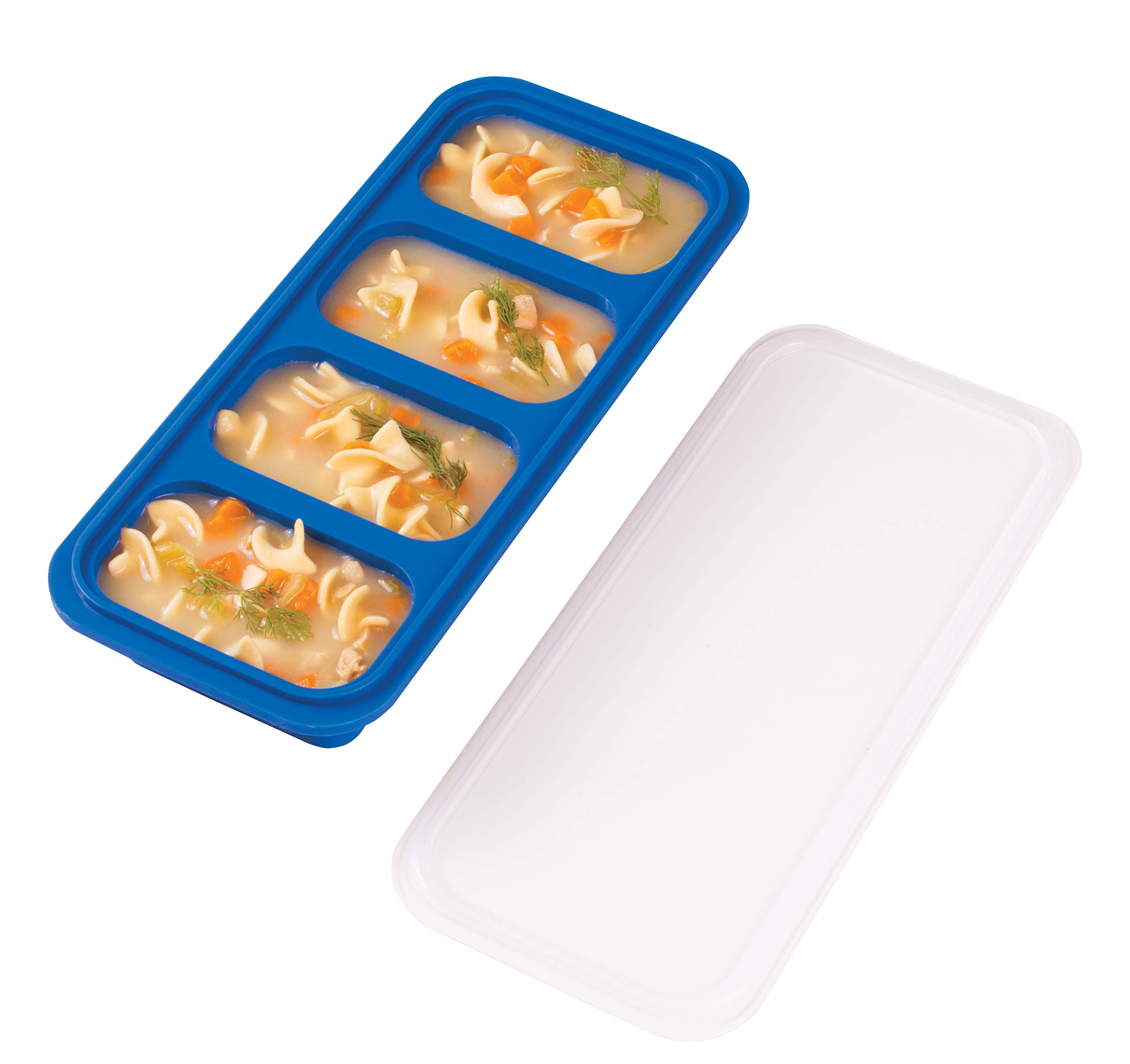 Amazon.com | HIC Kitchen Prep-N-Freeze Portion Tray with Lid ...