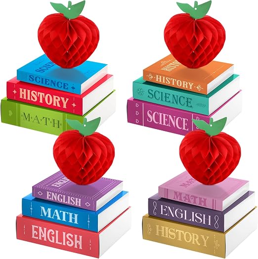 Amazon.com: Weekgrat 4 Sets Preschool Graduation Tables Centerpieces ...