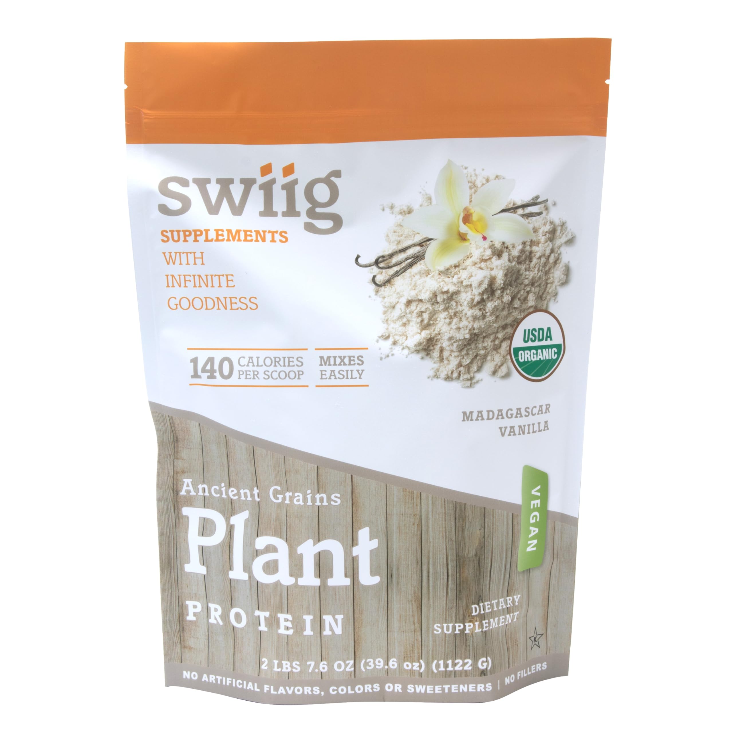 Snapklik.com : Swiig Organic Ancient Grains Plant Protein Powder