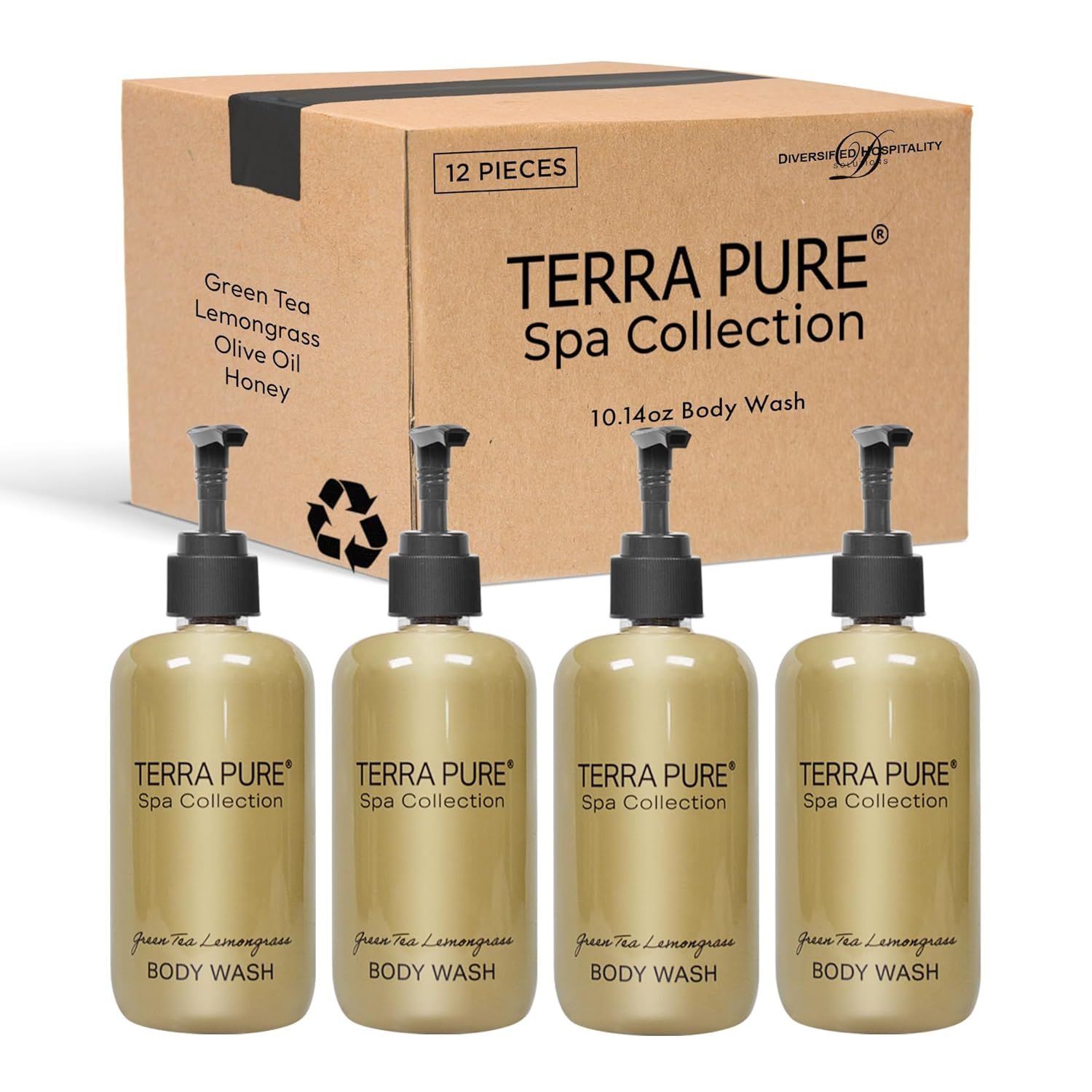 Amazon.com : Terra Pure Body Wash | Spa Collection | Hotel Amenities in ...