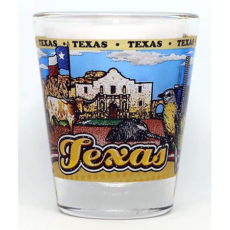Amazon.com | Texas State Wraparound Shot Glass: Shot Glasses