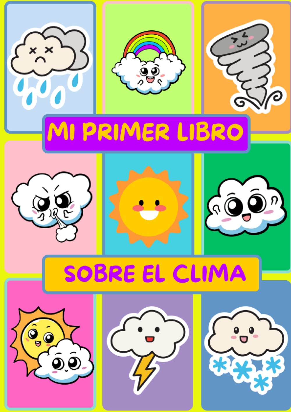 Mi Primer libro Sobre El Clima: Libro para colorear del clima para ...