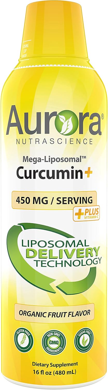 Amazon.com: Aurora Nutrascience Mega-Liposomal Curcumin+ Vitamin C with CurcuVail®, Organic ...
