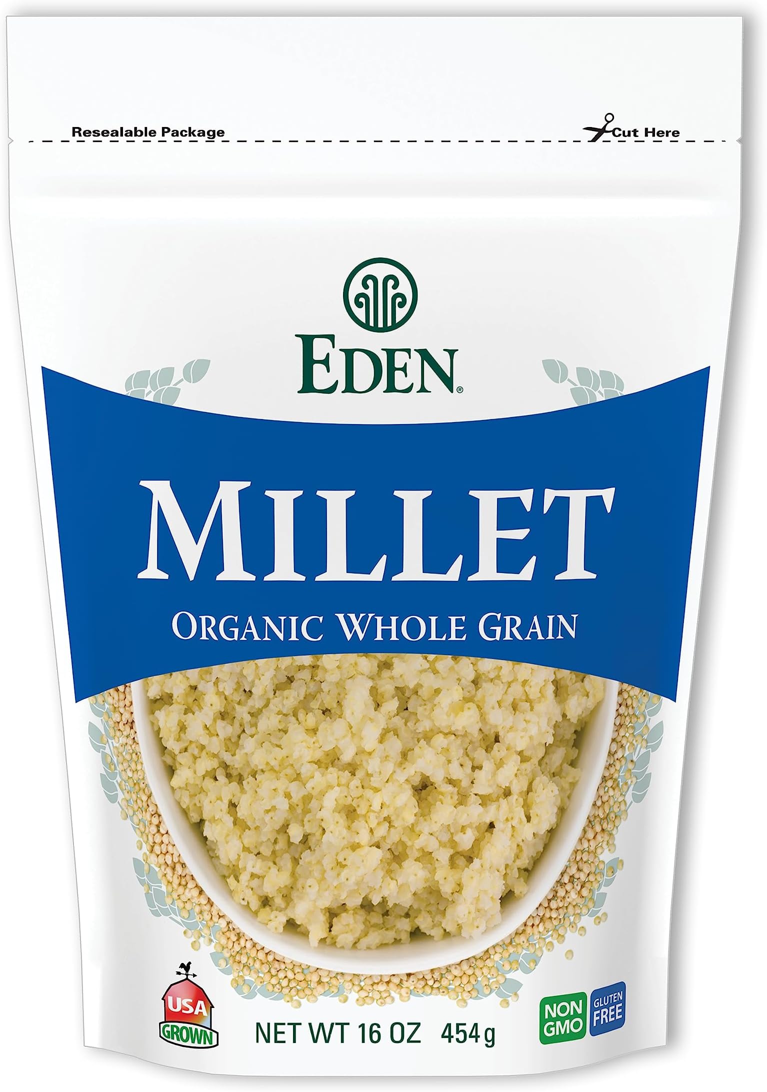 Amazon.com : Anthony's Organic Hulled Millet, 3 lb, Gluten Free, Grown ...