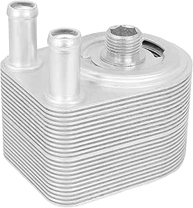 Amazon.com: X AUTOHAUX 4526544 Automobile Engine Oil Cooler Metal ...