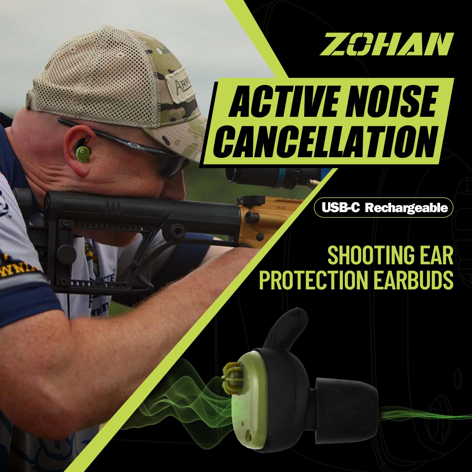 Snapklik.com : ZOHAN EP01 Rechargeable Electronic Earbuds For Shooting