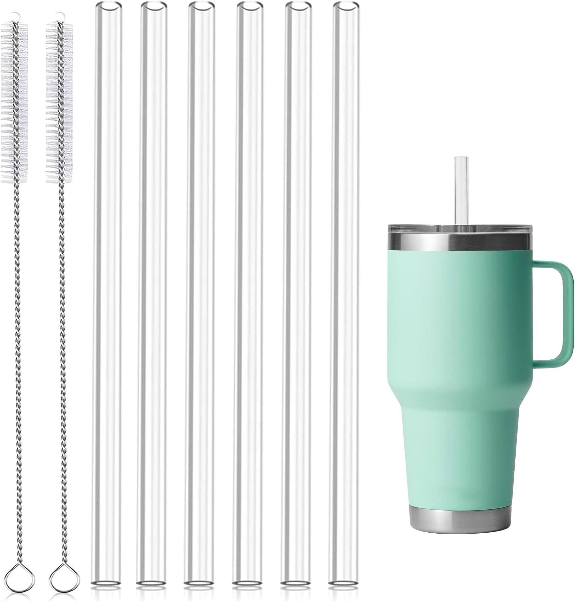 Amazon.com: Reusable Straws for YETI Rambler Tumbler, Replacement ...