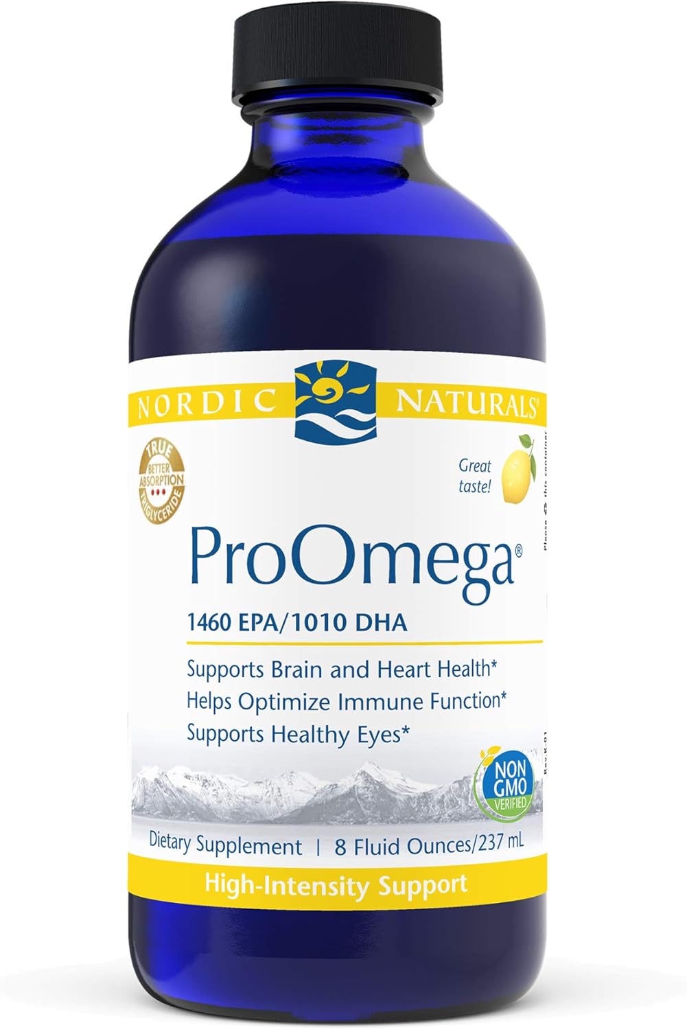 Amazon.com: Nordic Naturals ProOmega Liquid, Lemon Flavor - 8 oz - 2840 ...