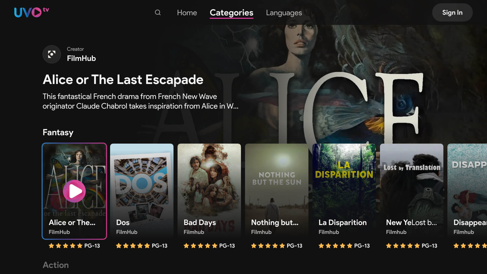 UVOtv: Free Global Live TV & Film - App on Amazon Appstore
