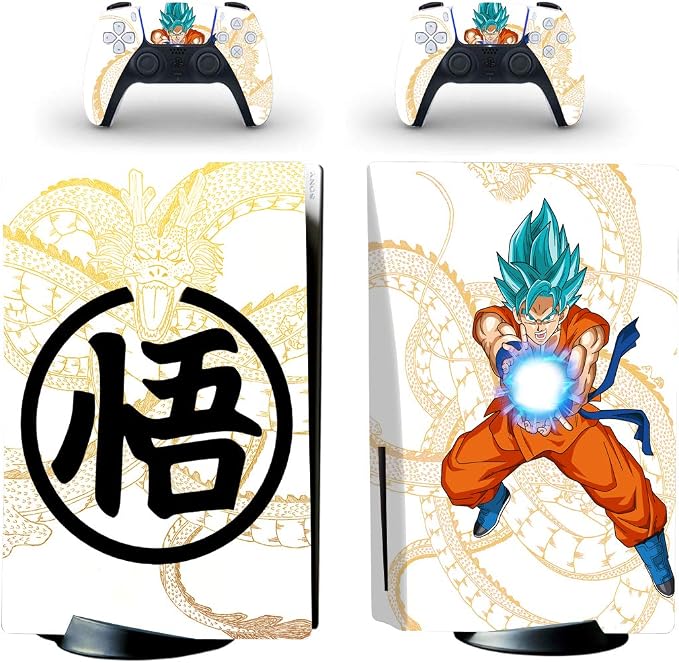 Amazon.com: JOCHUI PS5 Standard Disc Console Controllers Anime Skin ...