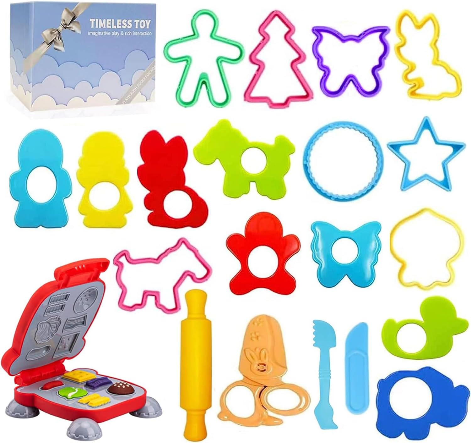Amazon.com: Mr. Pen- Play Dough Tools Kit, 45 Pcs, Playdough Toys ...
