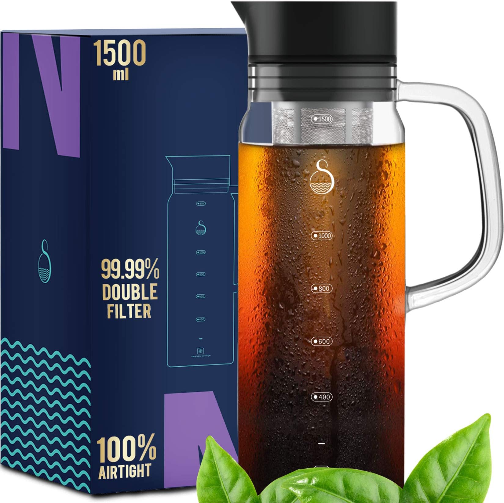 Amazon.de: Rummershof Cold Brew Coffee Maker 1 Liter- French Press- BPA ...