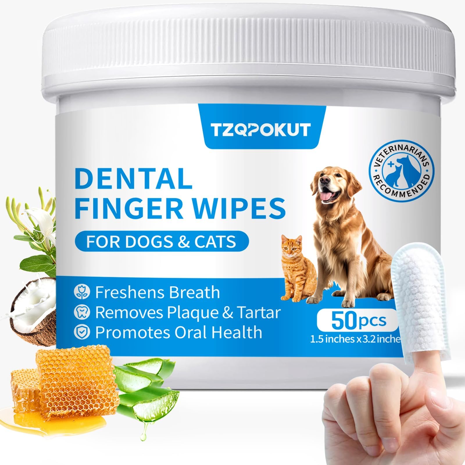 Amazon.com : RadPet Advanced Dental Hygiene Kit for Cats & Dogs ...