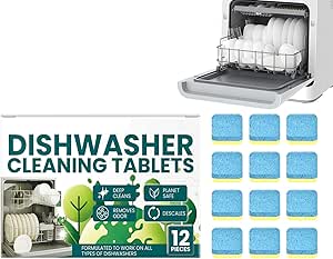 Dishwasher Cleaner Deep Clean | Dishwasher Odor Eliminator Cleaner Tablets - Odor Eliminator ...