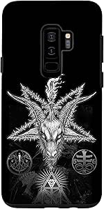 Amazon.com: Galaxy S9+ Baphomet Occult Sigil Pagan Satanic Lucifer 666 ...