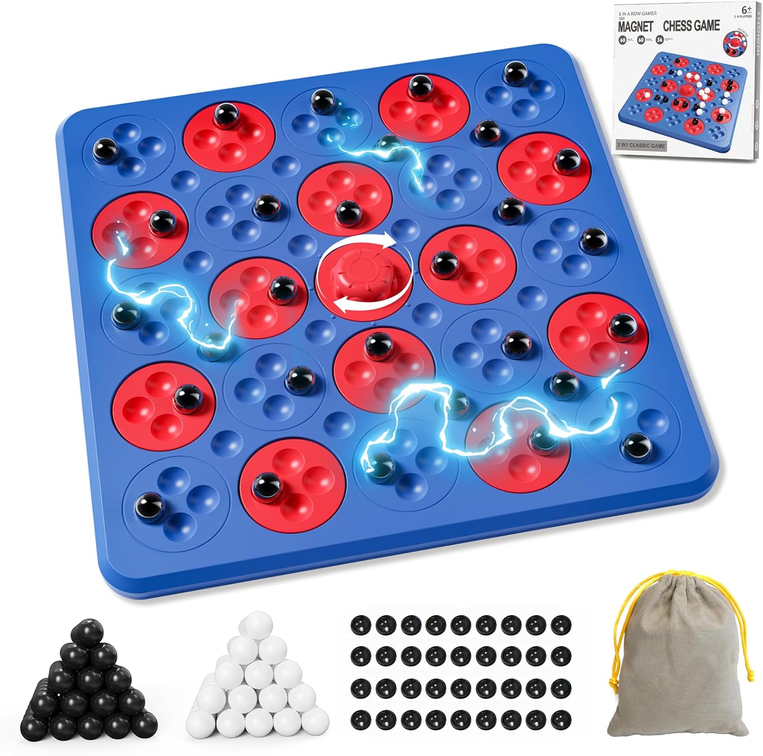 Amazon.com: Magnet Game, Magnetic Game Chess, Board Games for Kids 6-8 ...