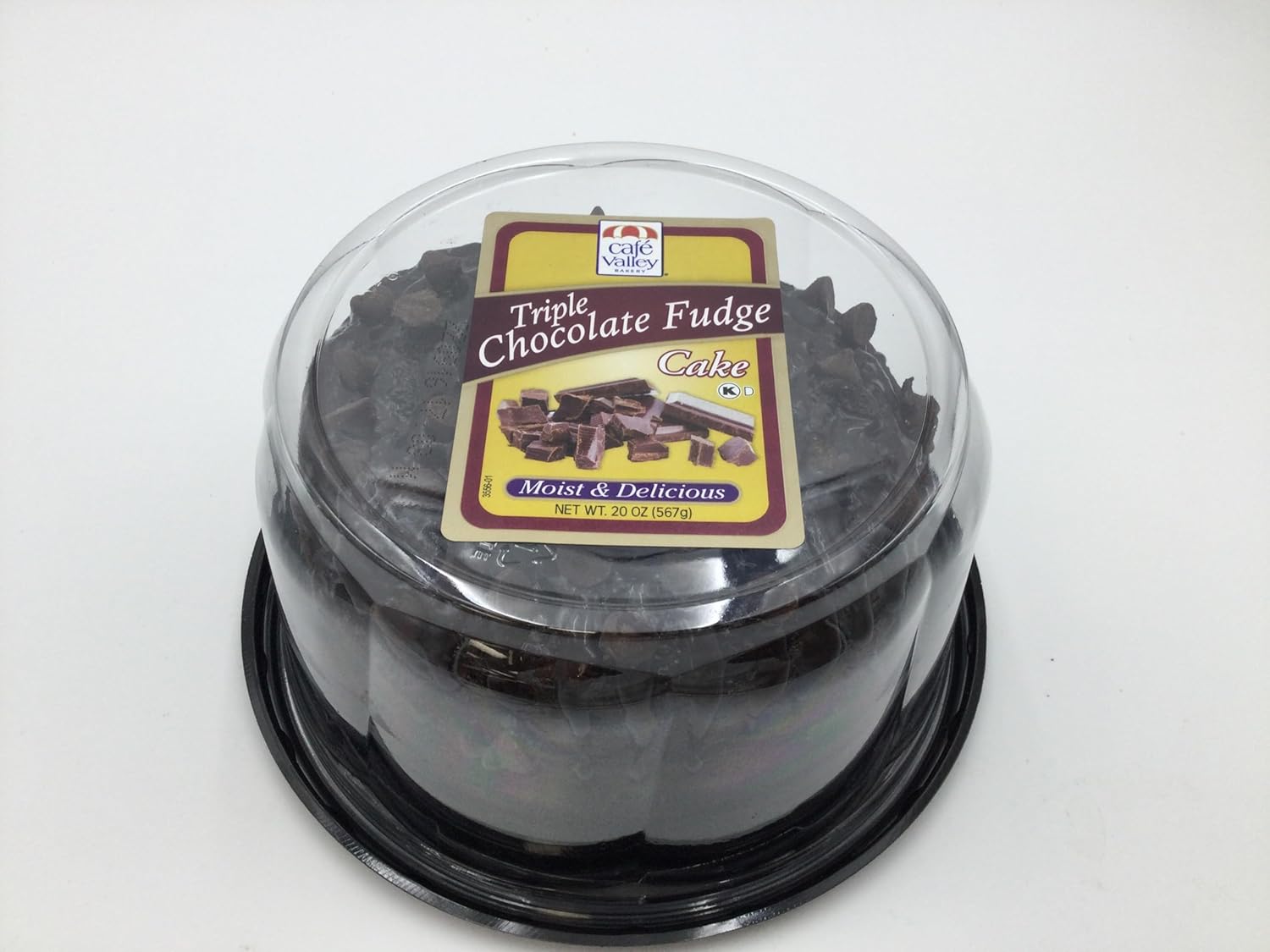 Amazon.com: Triple Chocolate Fudge Ring Cake, 20 oz : Grocery & Gourmet ...